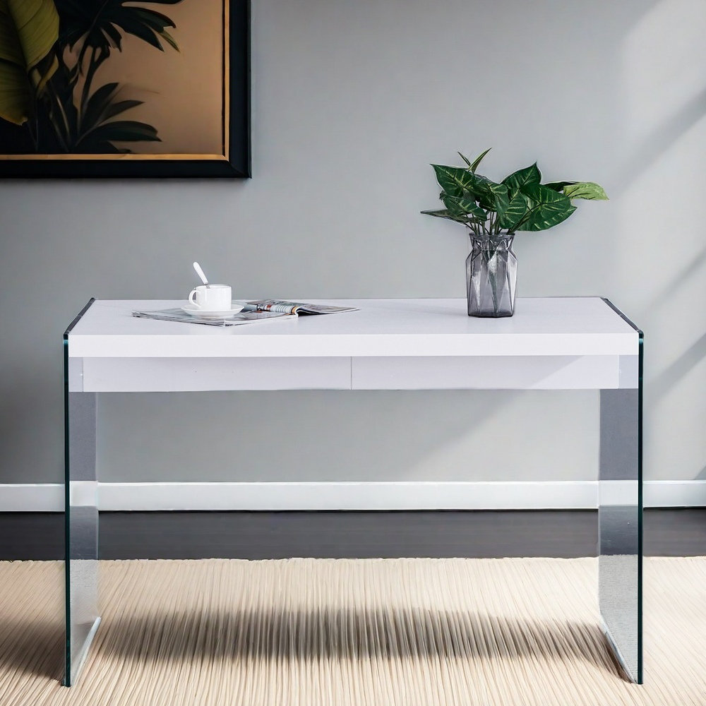 Wrought Studio™ Dining Table, Modern Rectangular Table with MDF ...