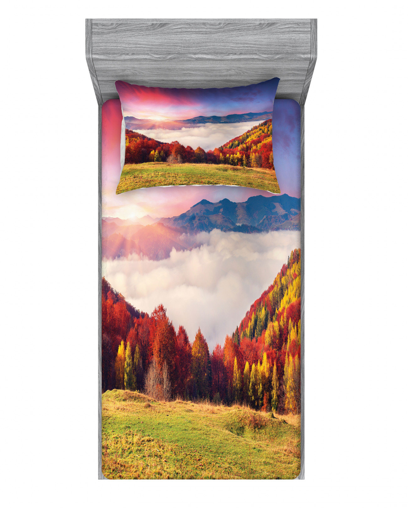 Ambesonne Nature Sheet Set | Wayfair
