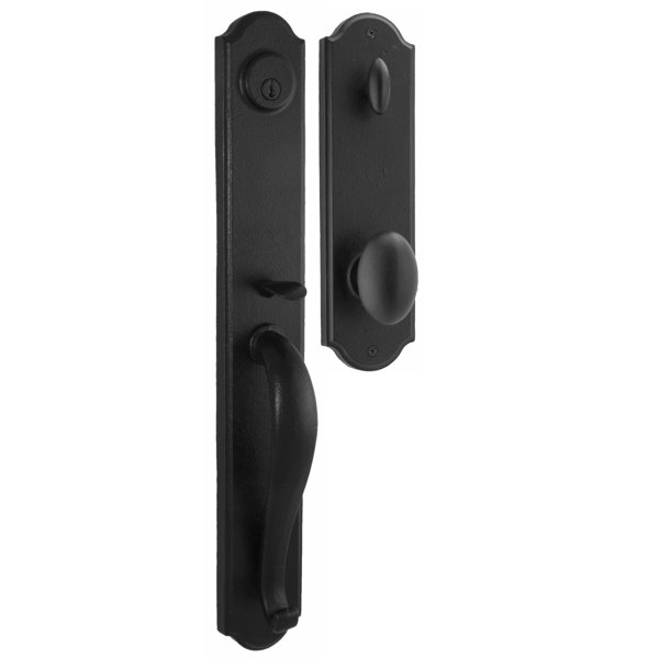 Weslock Wiltshire Entry Handle with Durham Knob - Wayfair Canada