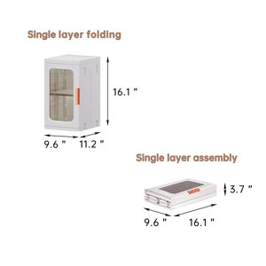 Rebrilliant Spieler Mini Storage Cabinet With Doors And Shelves ...