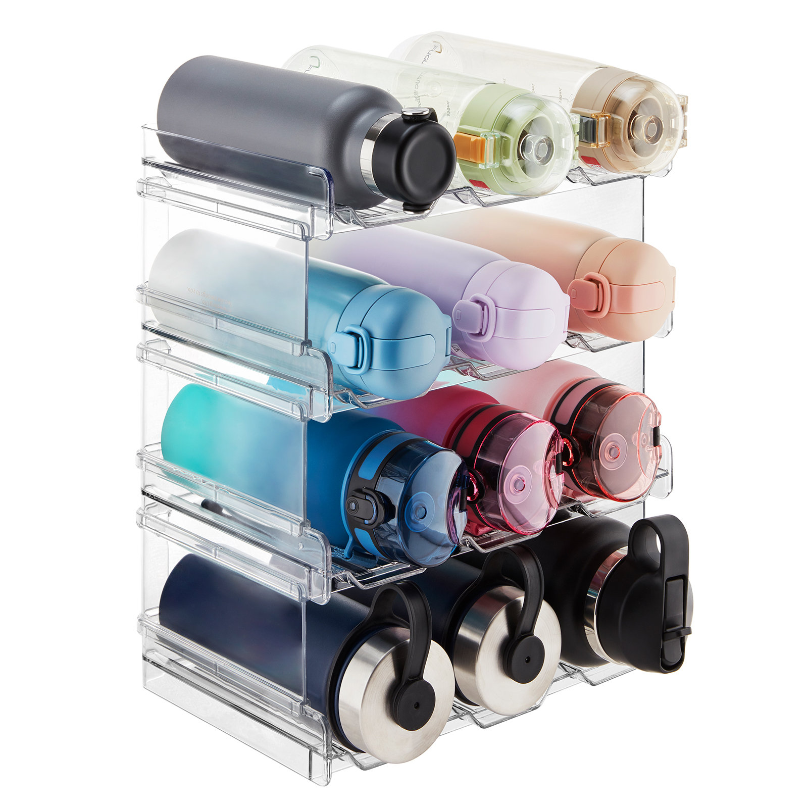 Rebrilliant Stackable Water Bottle Organizer/holder For Cabinet ...