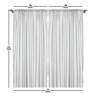 Ambesonne Garden Floral Semi-Sheer Rod Pocket Sliding Panel & Reviews ...