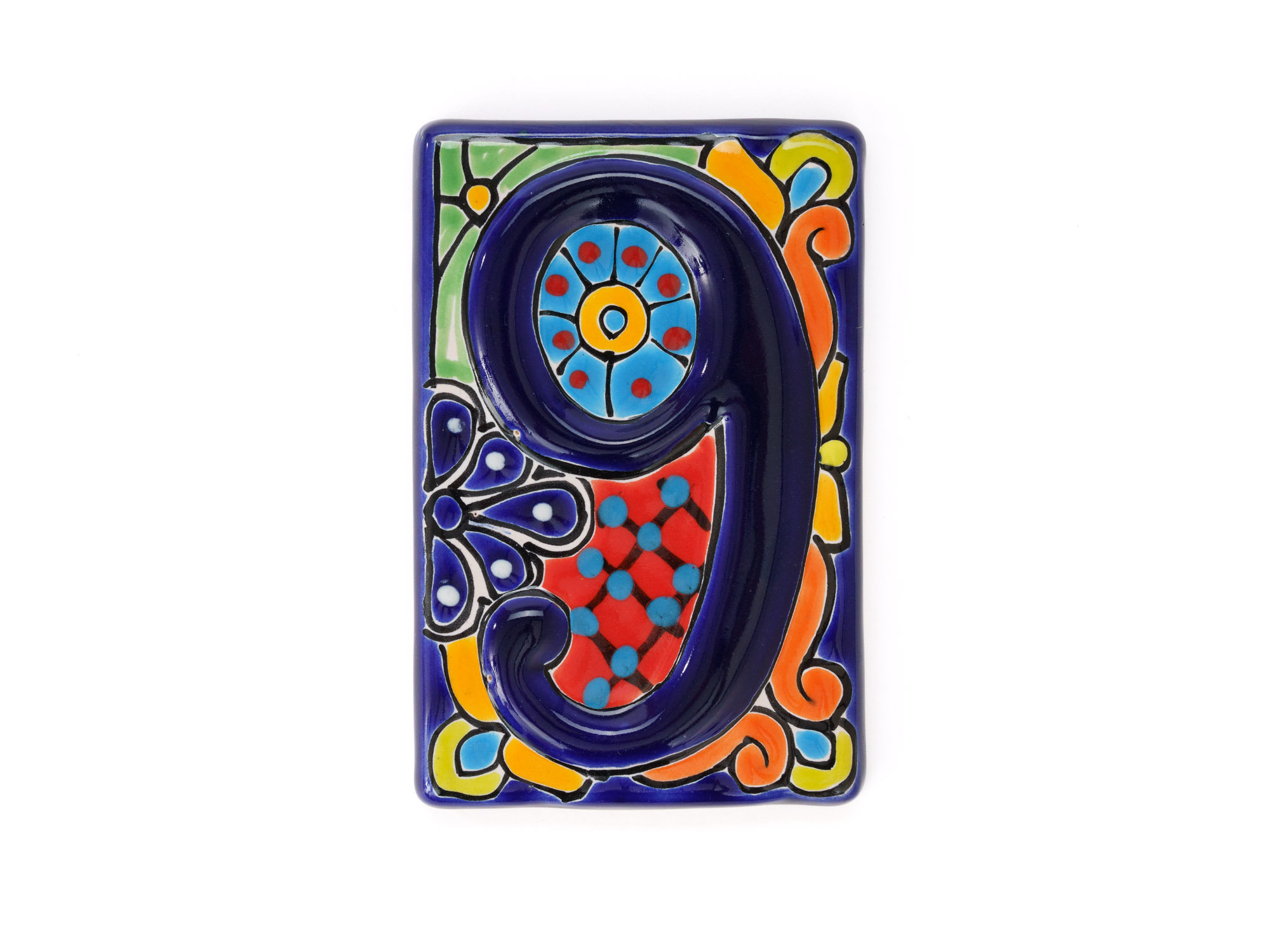 Enchanted Talavera Mexican Talavera Pottery Address Number Tiles ...
