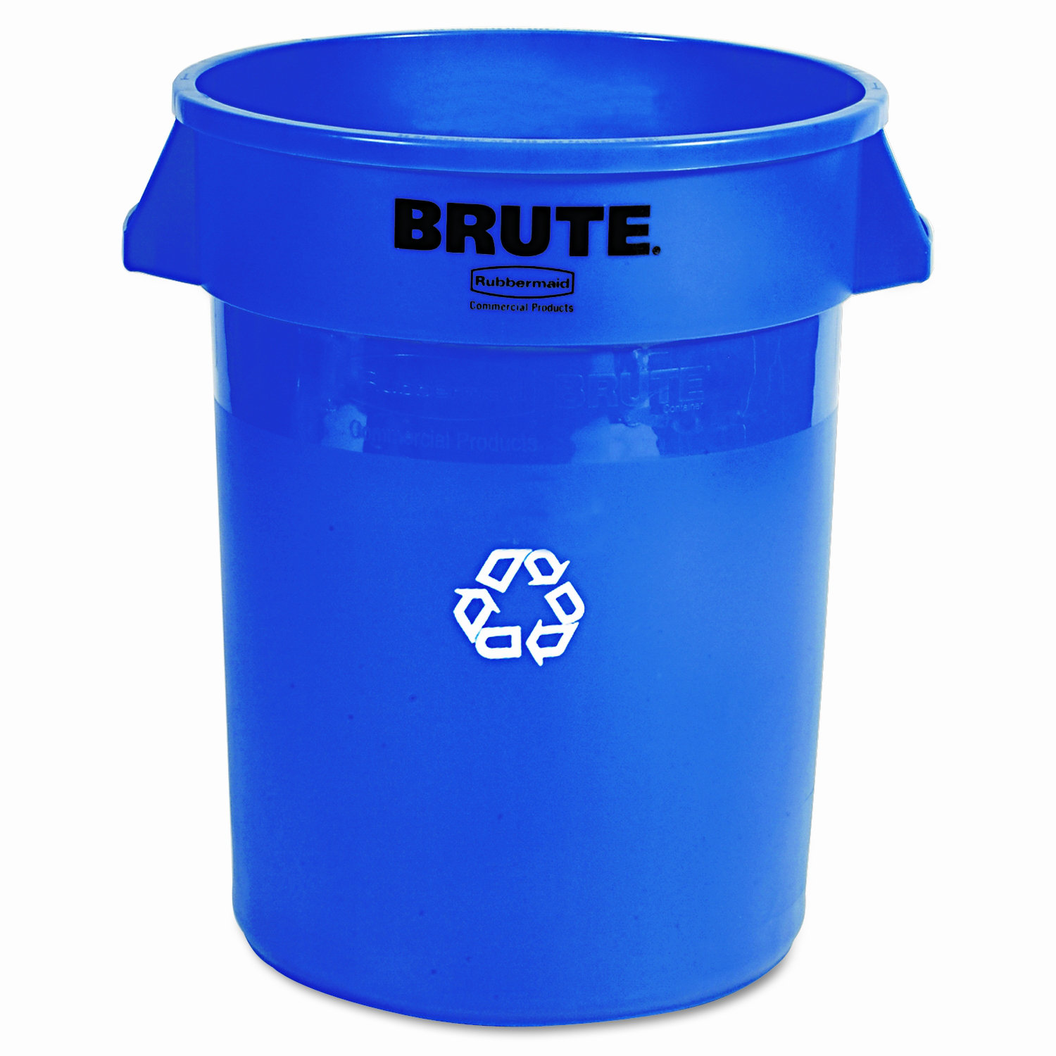 Rubbermaid Commercial Products Brute Curbside 32 Gallon Recycling Bin ...