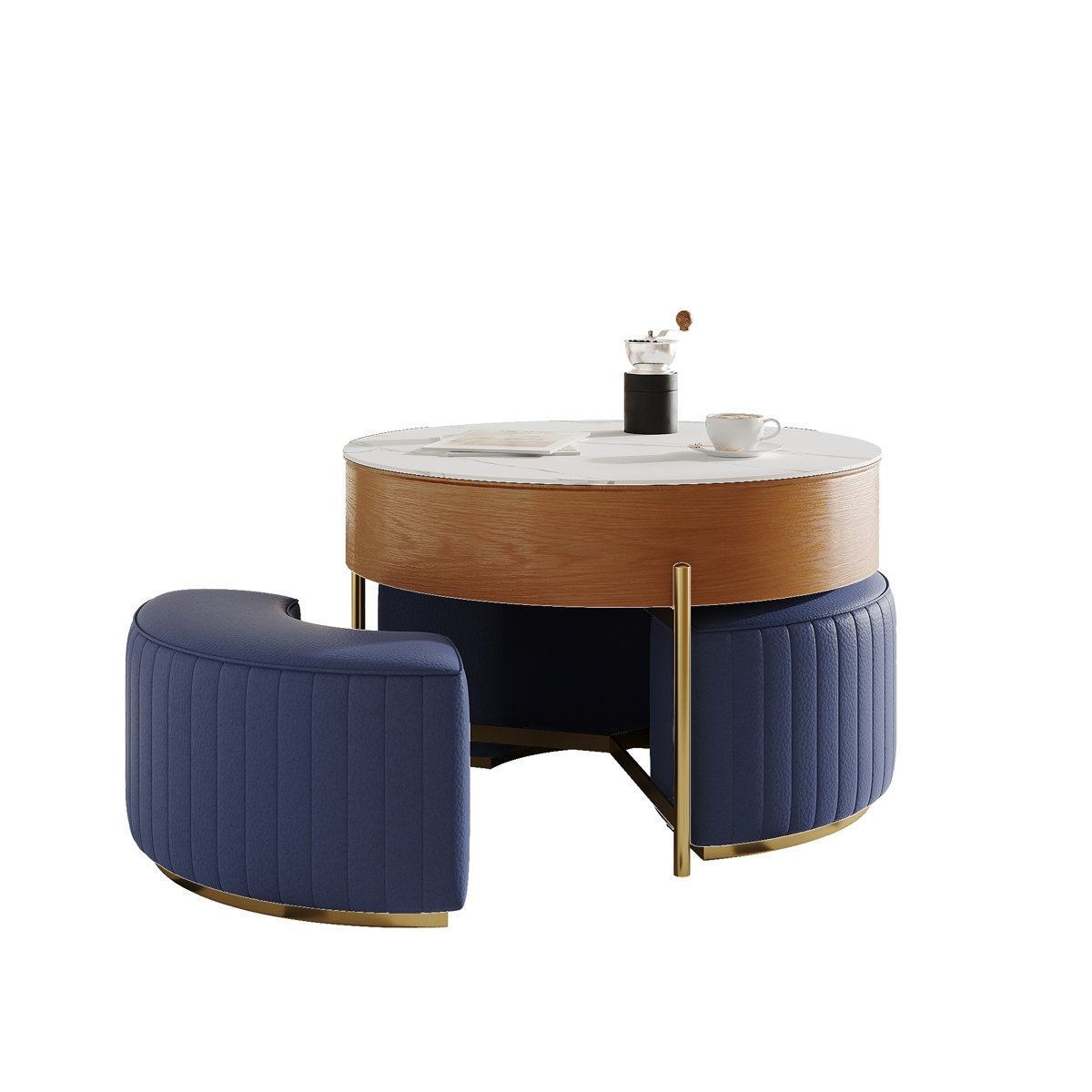 Latitude Run® Marlit Lift Top 3 Legs Coffee Table with Storage | Wayfair