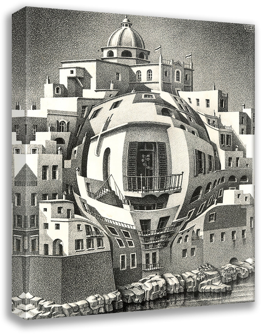 Lark Manor™ Balcony by M.C.Escher Gallery Wrapped Canvas | Wayfair