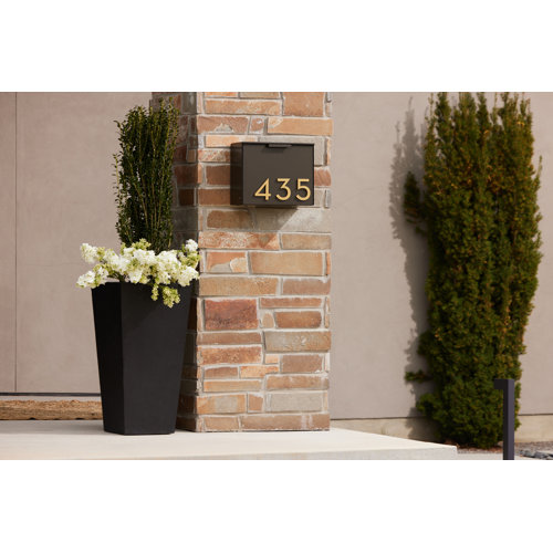 Post & Porch Cubby Wall Mounted Steel Mailbox | Wayfair