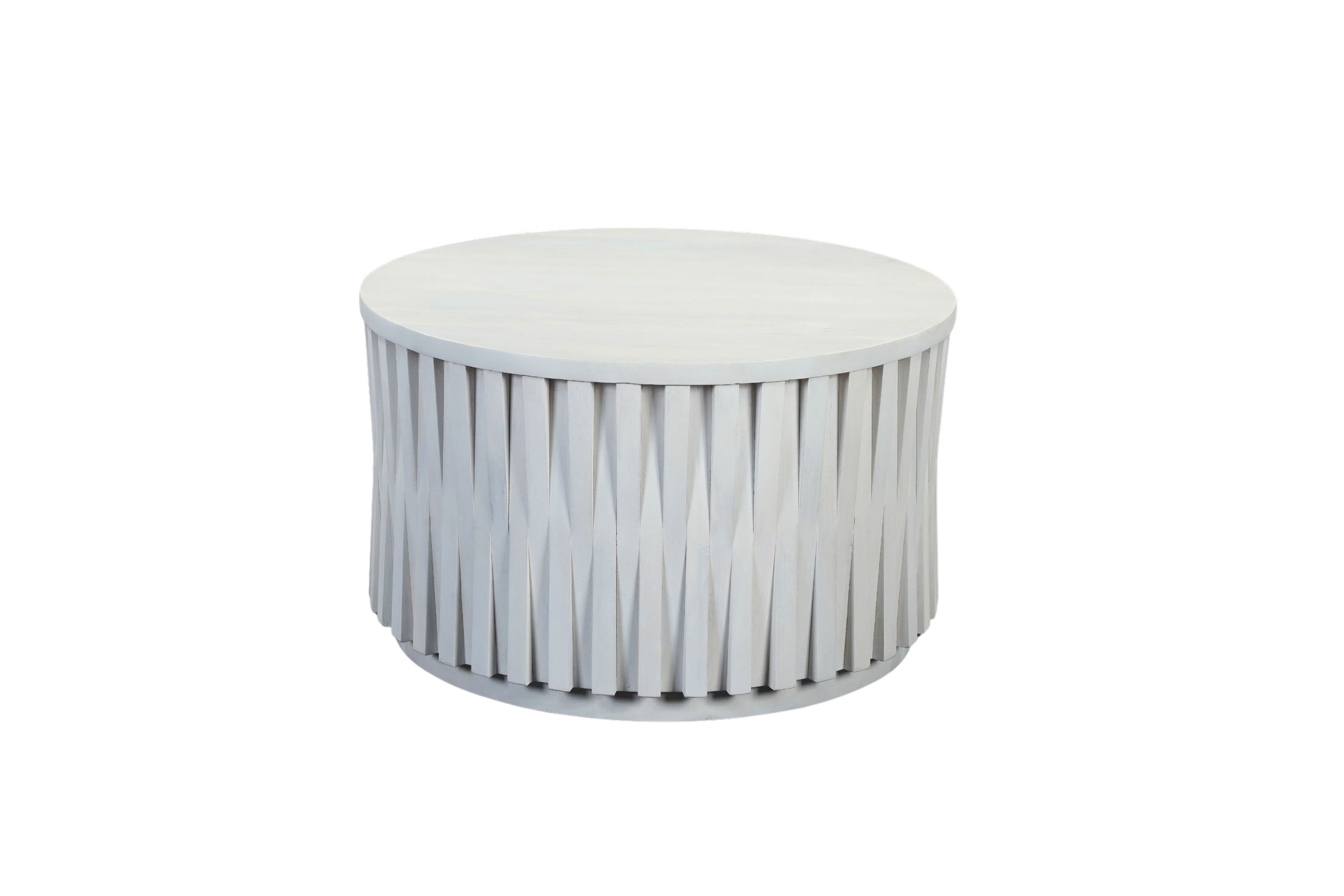 Hokku Designs Hatteras Woven Coffee Table - Whitewash | Wayfair