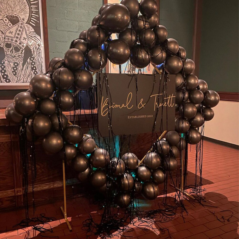 LUVODI Metal Wedding Square Geometric Backdrop Stand & Reviews | Wayfair