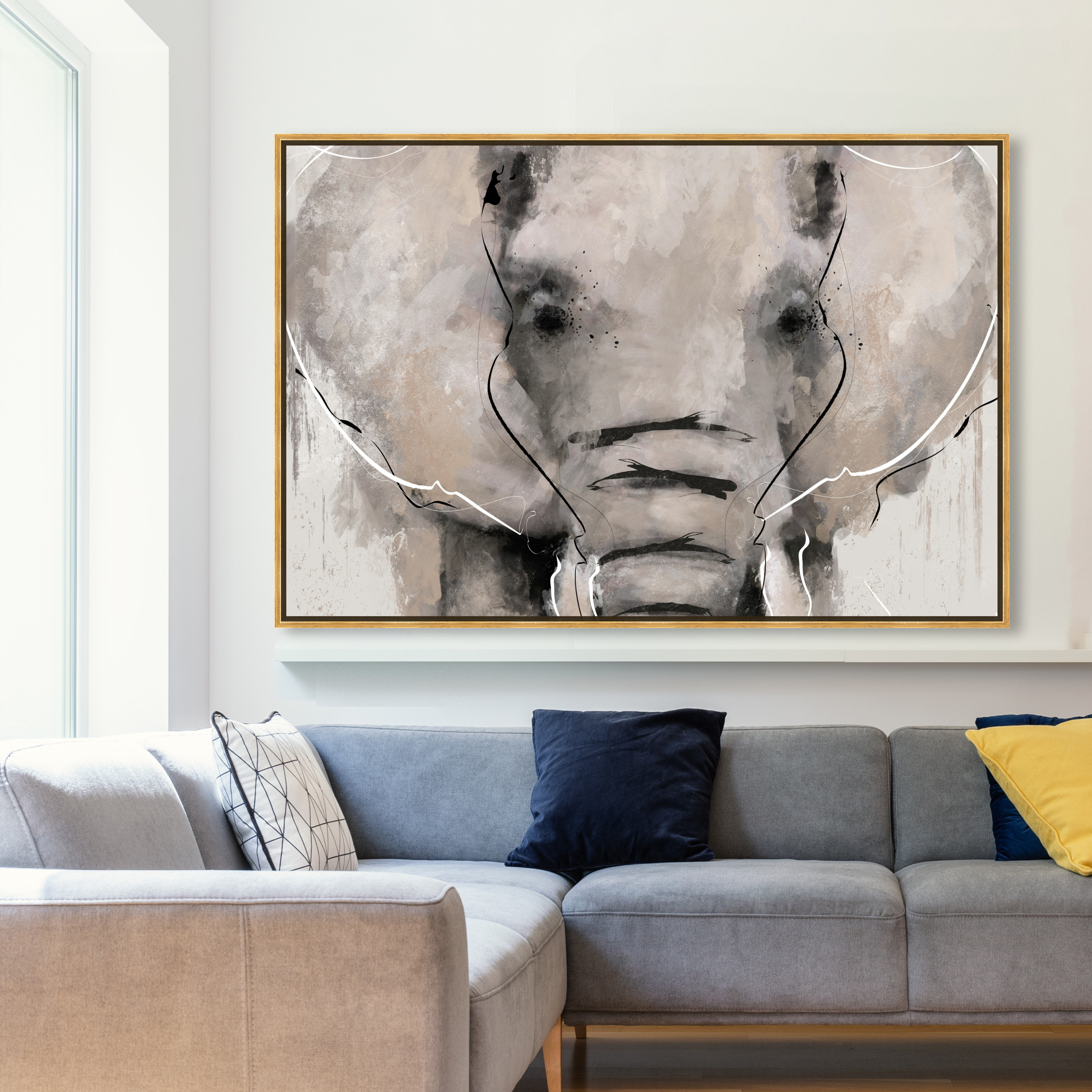 Wrought Studio™ Animals Abstract Elephant Zoo and Wild Animals by ...