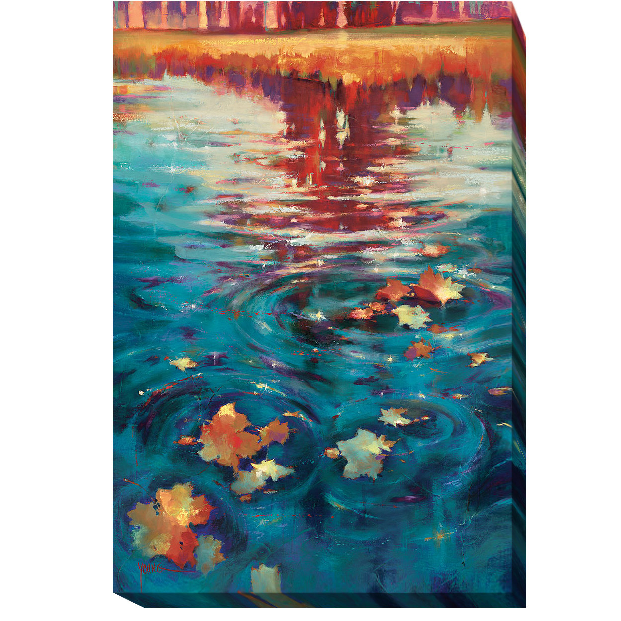 Red Barrel Studio® 'Essence' Oil Painting Print on Wrapped Canvas | Wayfair