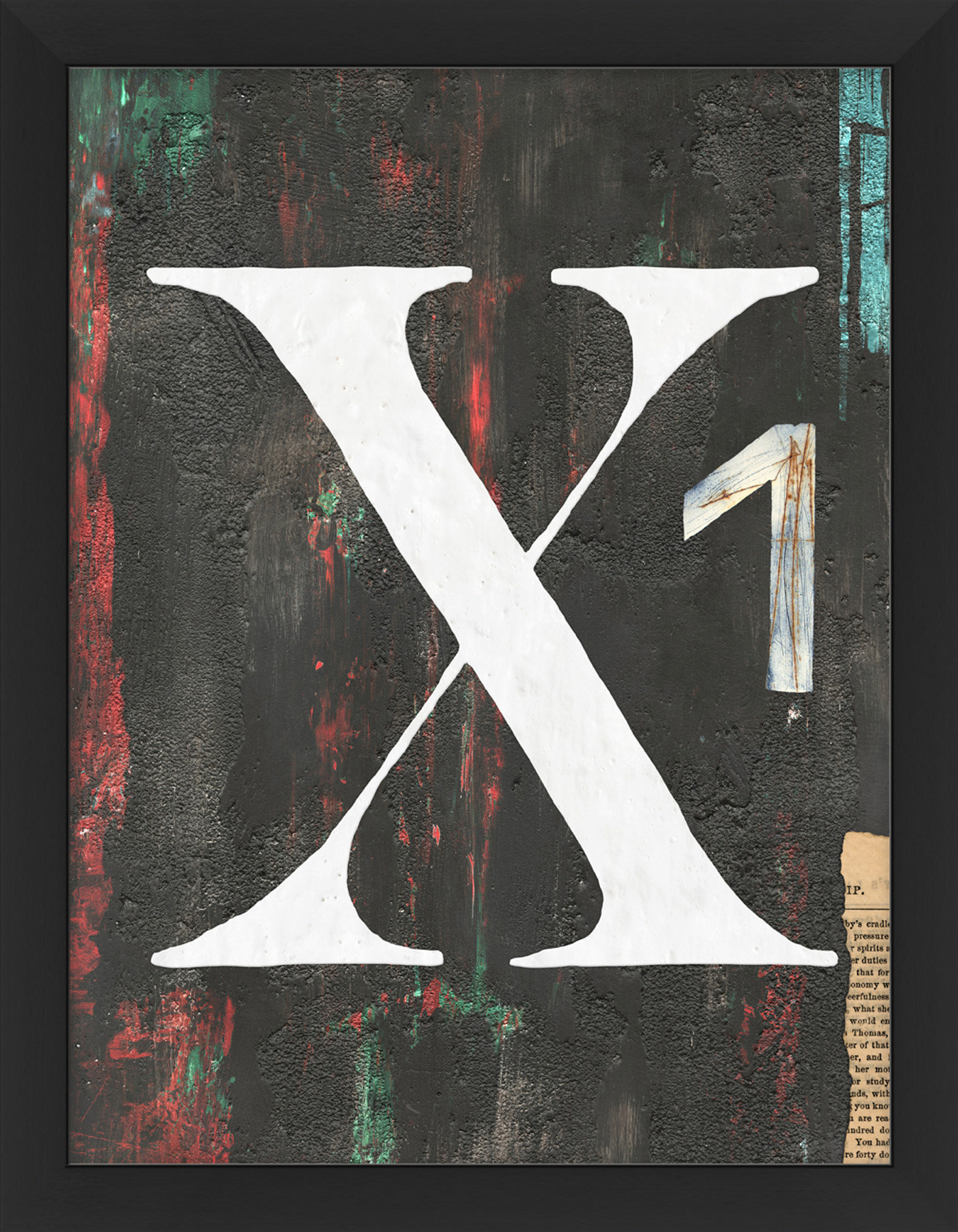 Wendover Art Group Alphabet "X" - Picture Frame Textual Art on Paper ...