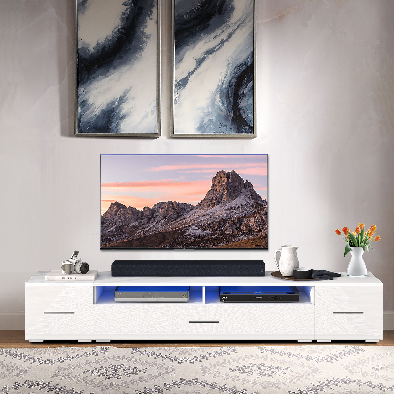 Ivy Bronx Dett TV Stand for TVs up to 88" - Wayfair Canada