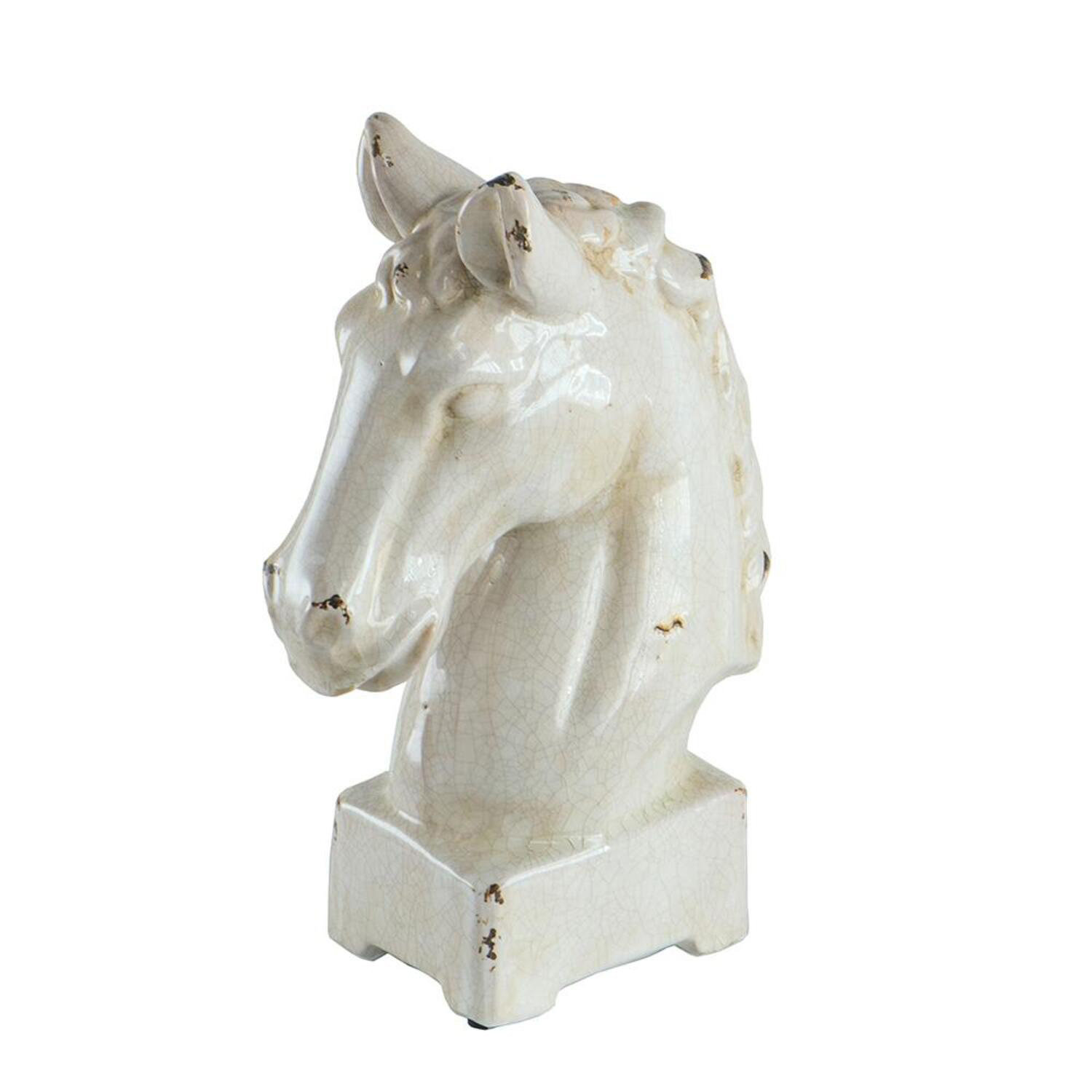 Charlton Home Trefann Porcelain Horse Bust & Reviews - Wayfair Canada