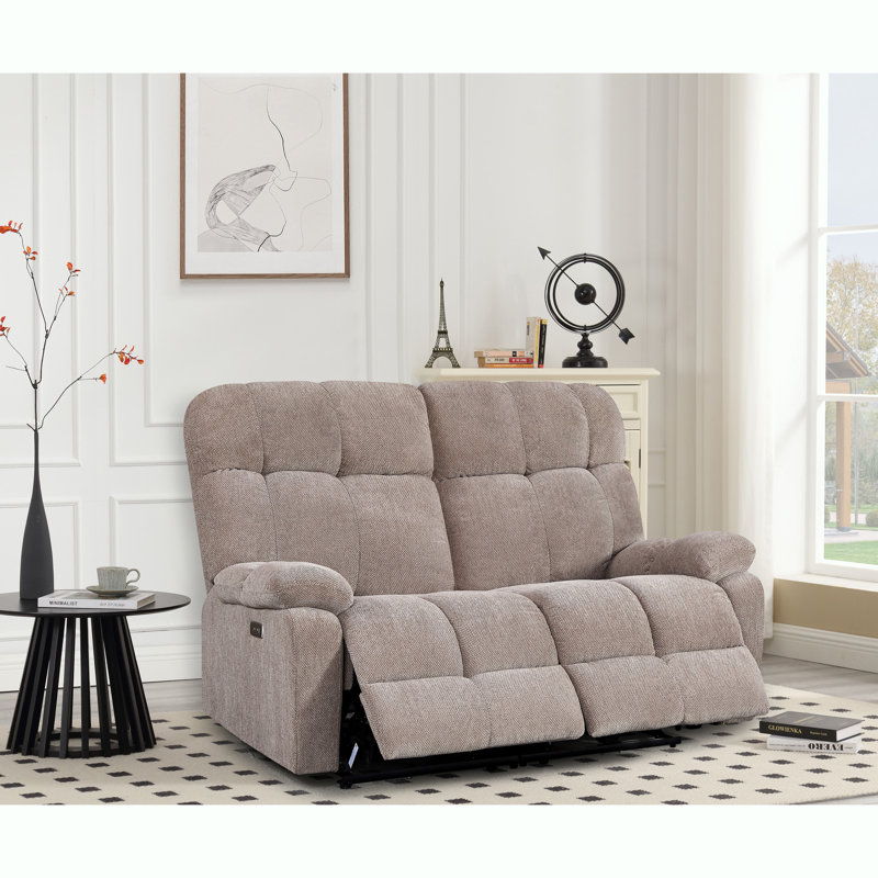 Hokku Designs Motor Power Recliner Sofa 2 Seater | Wayfair