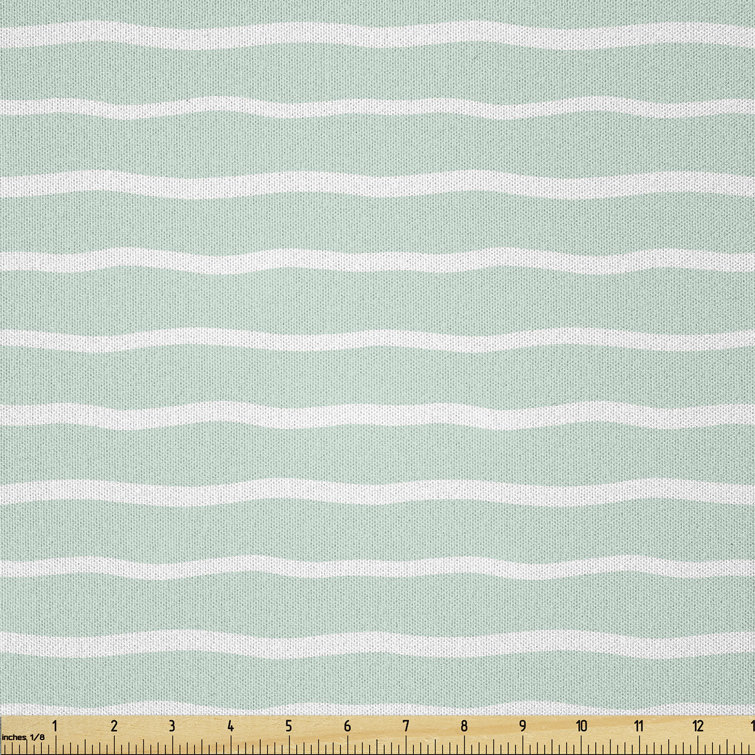 East Urban Home Davorin Horizontal Wavy Lines Multi-purpose Fabric ...