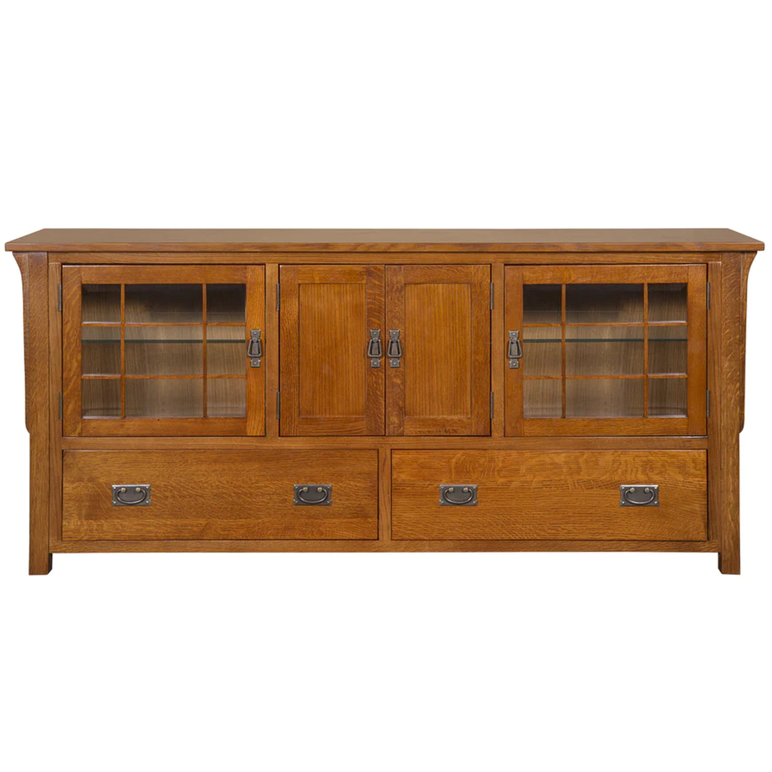 Wildon Home® Chandra Solid Wood TV Stand for TVs up to 78" | Wayfair