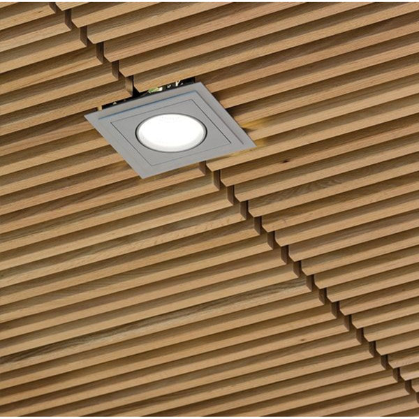 e-Joy 78.7in x 2in x 3.54in WPC Baffle Ceiling Tube w/ Suspension Rods ...