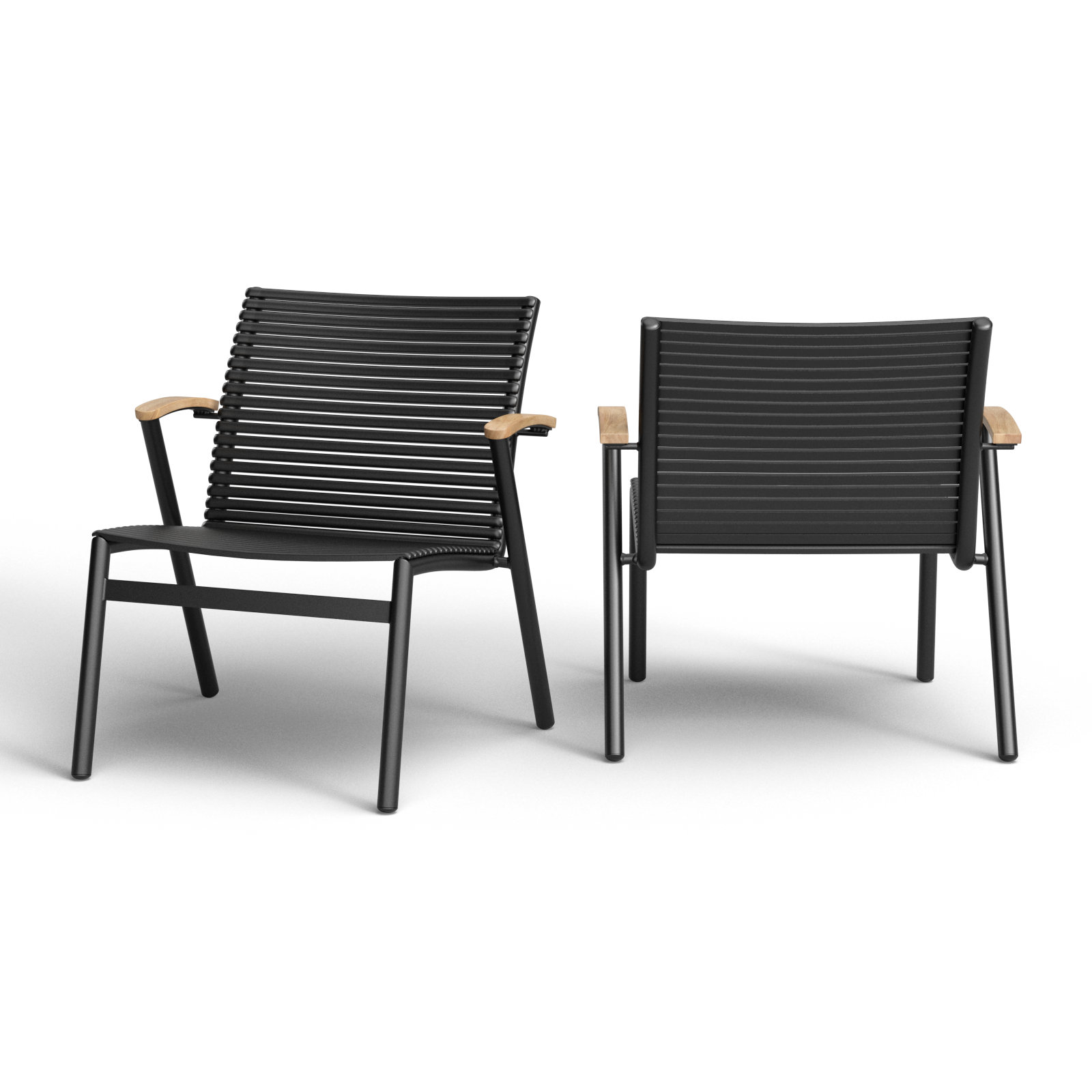 AllModern Tempo Outdoor Patio Low Chair 100% FSC Solid Teak Wood and ...