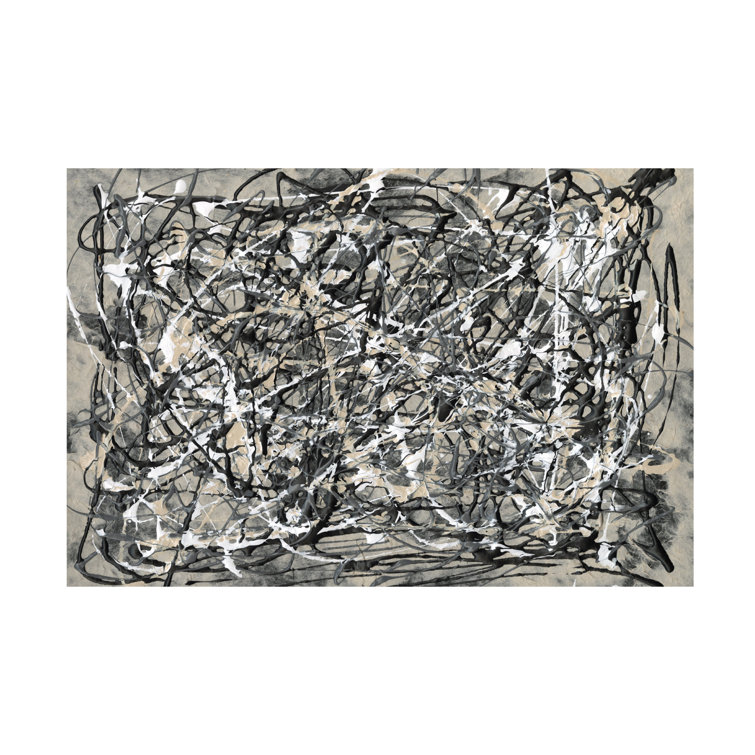 Trademark Art Modern & Contemporary Pollack Homage I On Canvas by ...