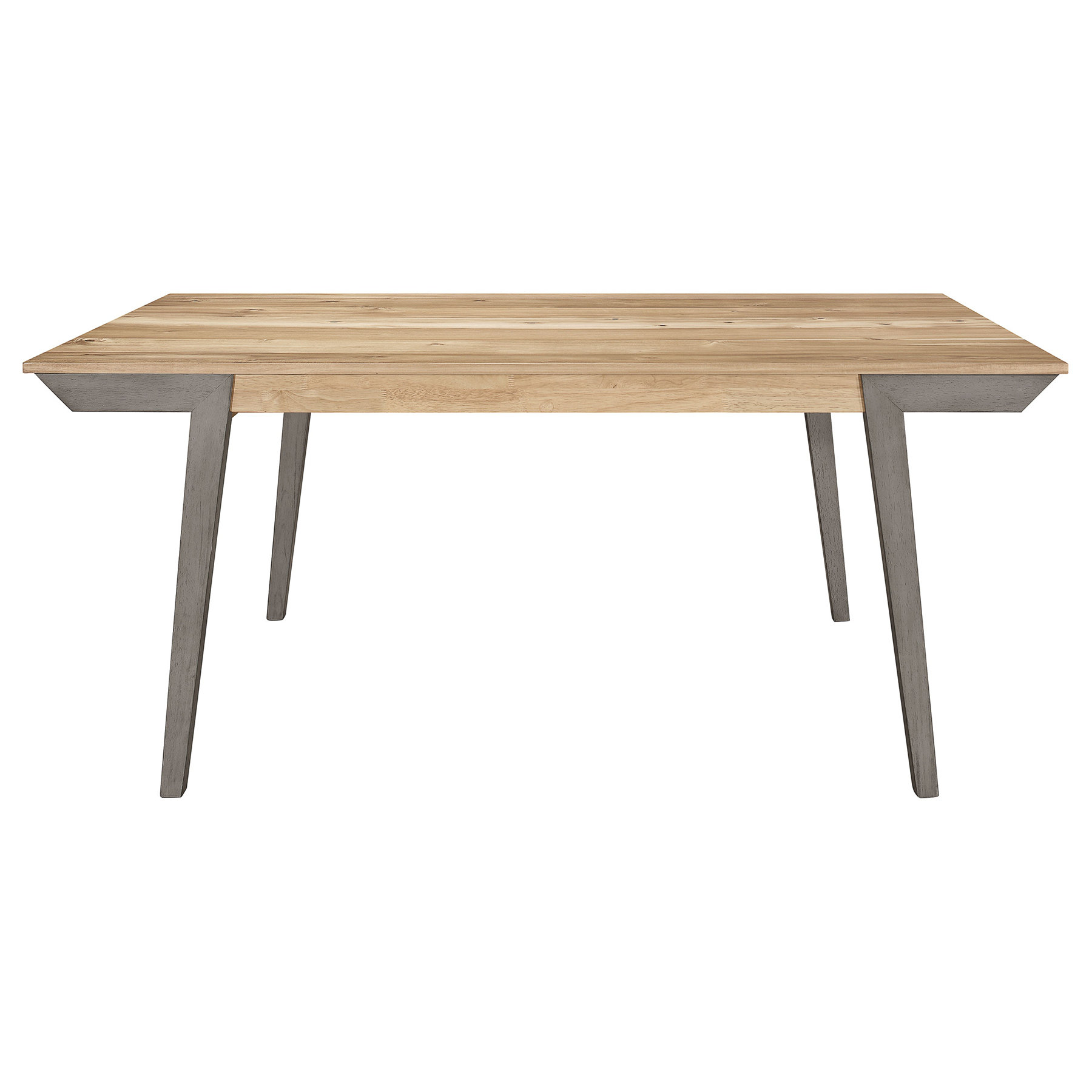 George Oliver Acacia and Coastal Grey Rectangle Dining Table | Wayfair