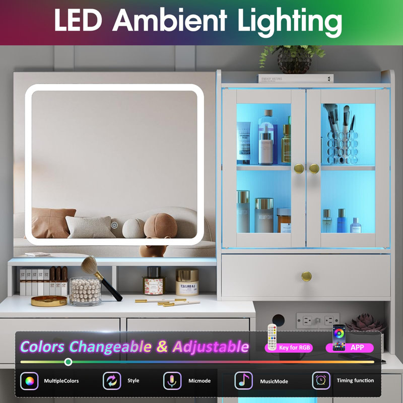 Ivy Bronx Maziah Vanity & Reviews | Wayfair