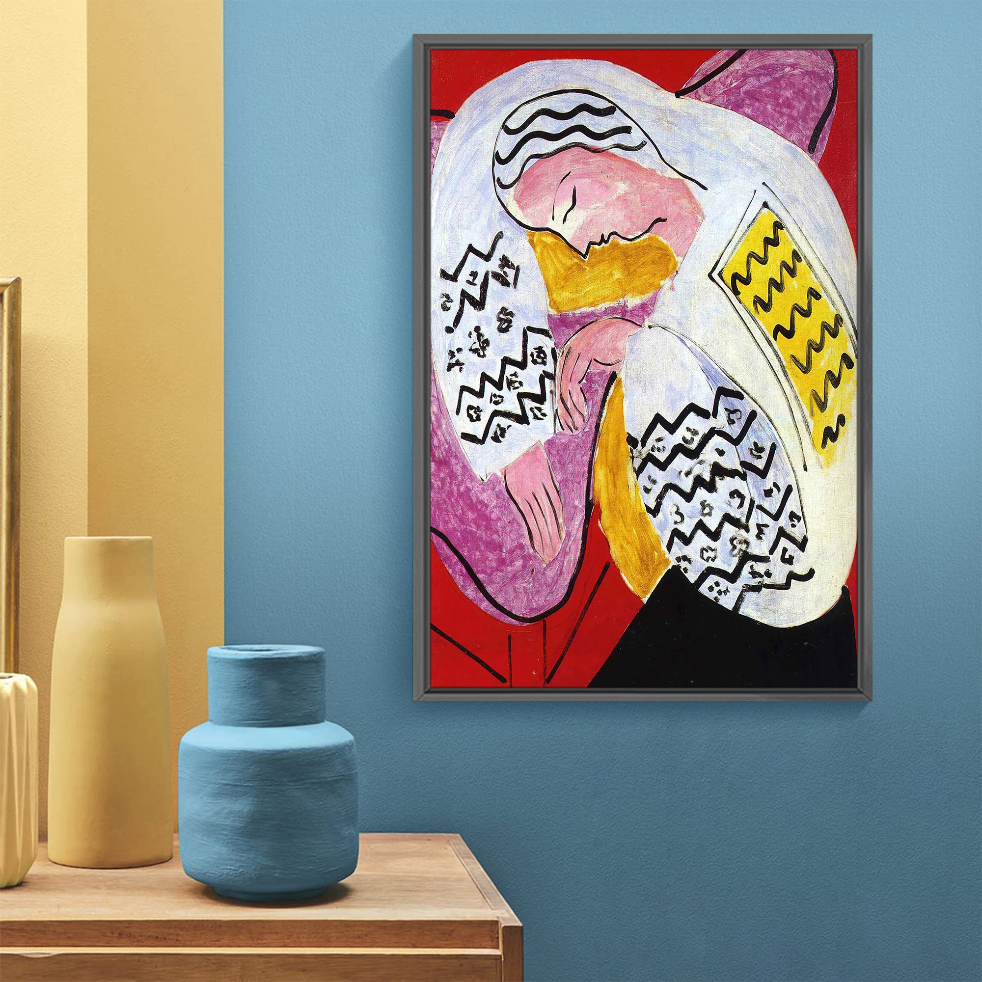 Winston Porter Matisse Aesthetic Abstract - Painting on Canvas | Wayfair