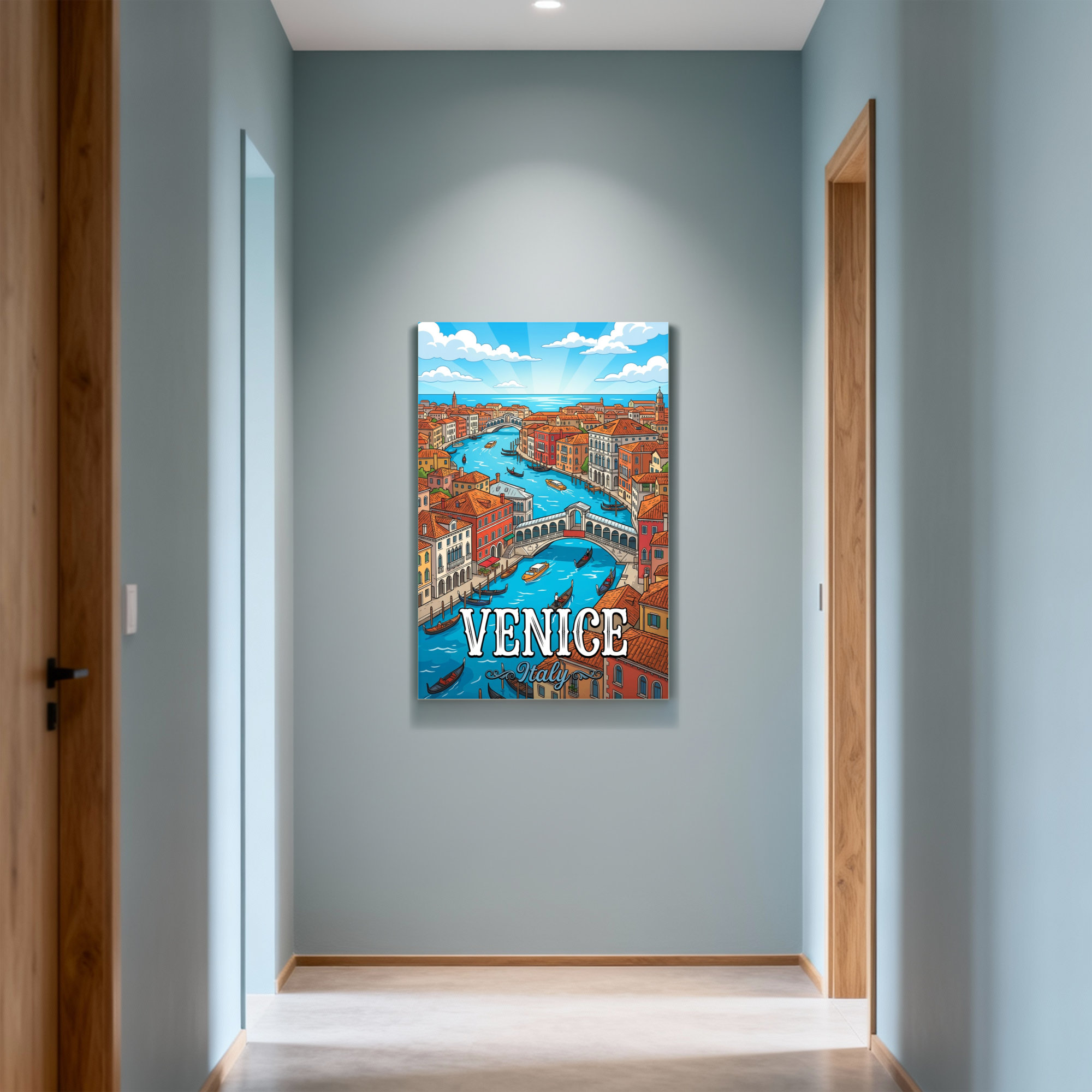 Red Barrel Studio Scenic & Cityscapes Venice Cityscape With Canals And ...