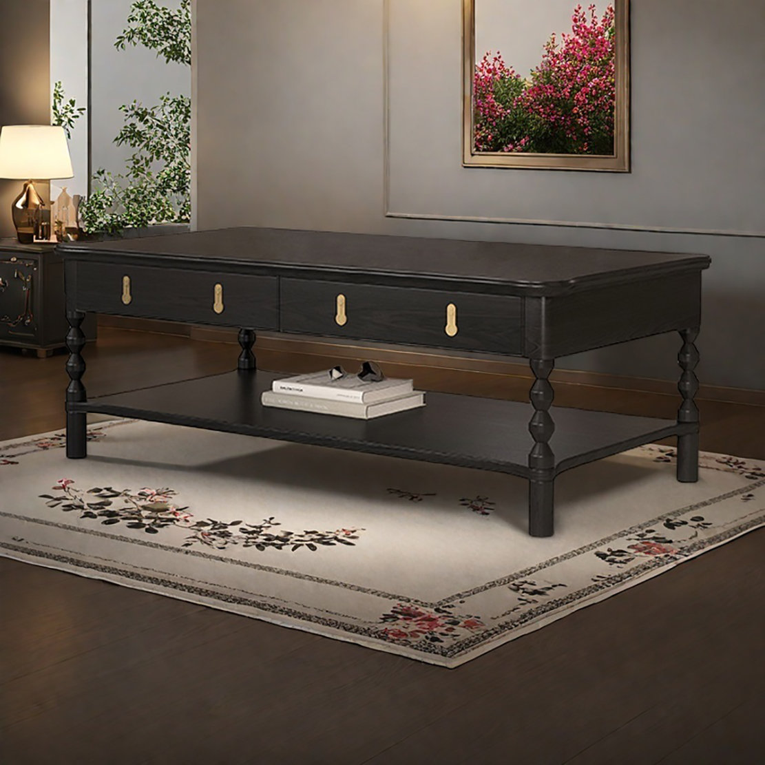 Wu's StylishVault Vintage American coffee table | Wayfair