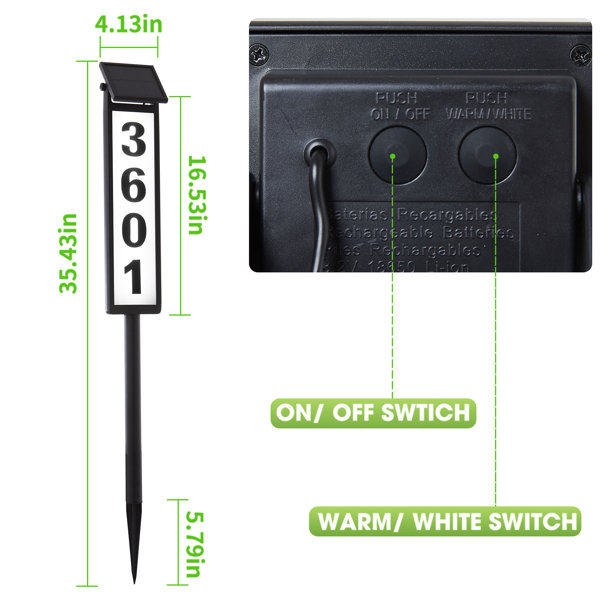 KANSTAR Address Plaque Frame & Reviews | Wayfair