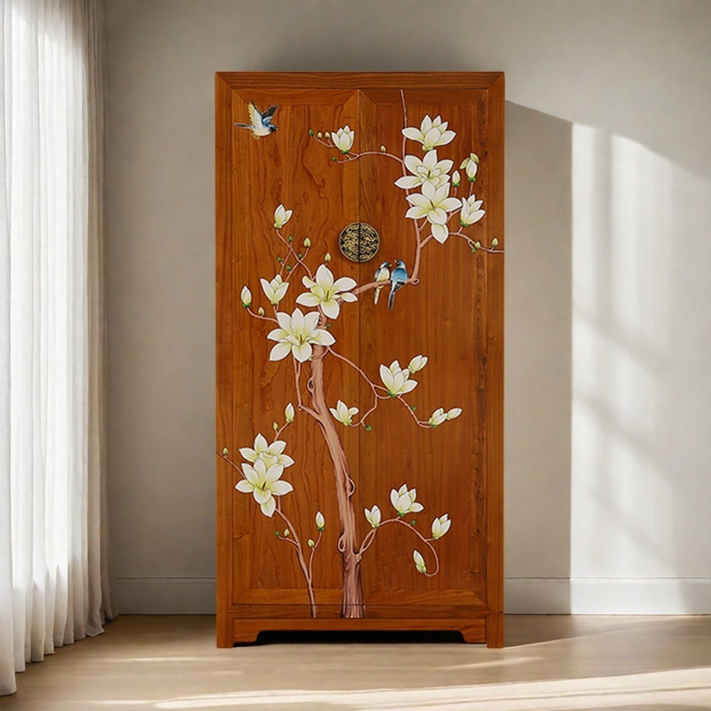 Parttlion Chinese style classic retro wardrobe | Wayfair