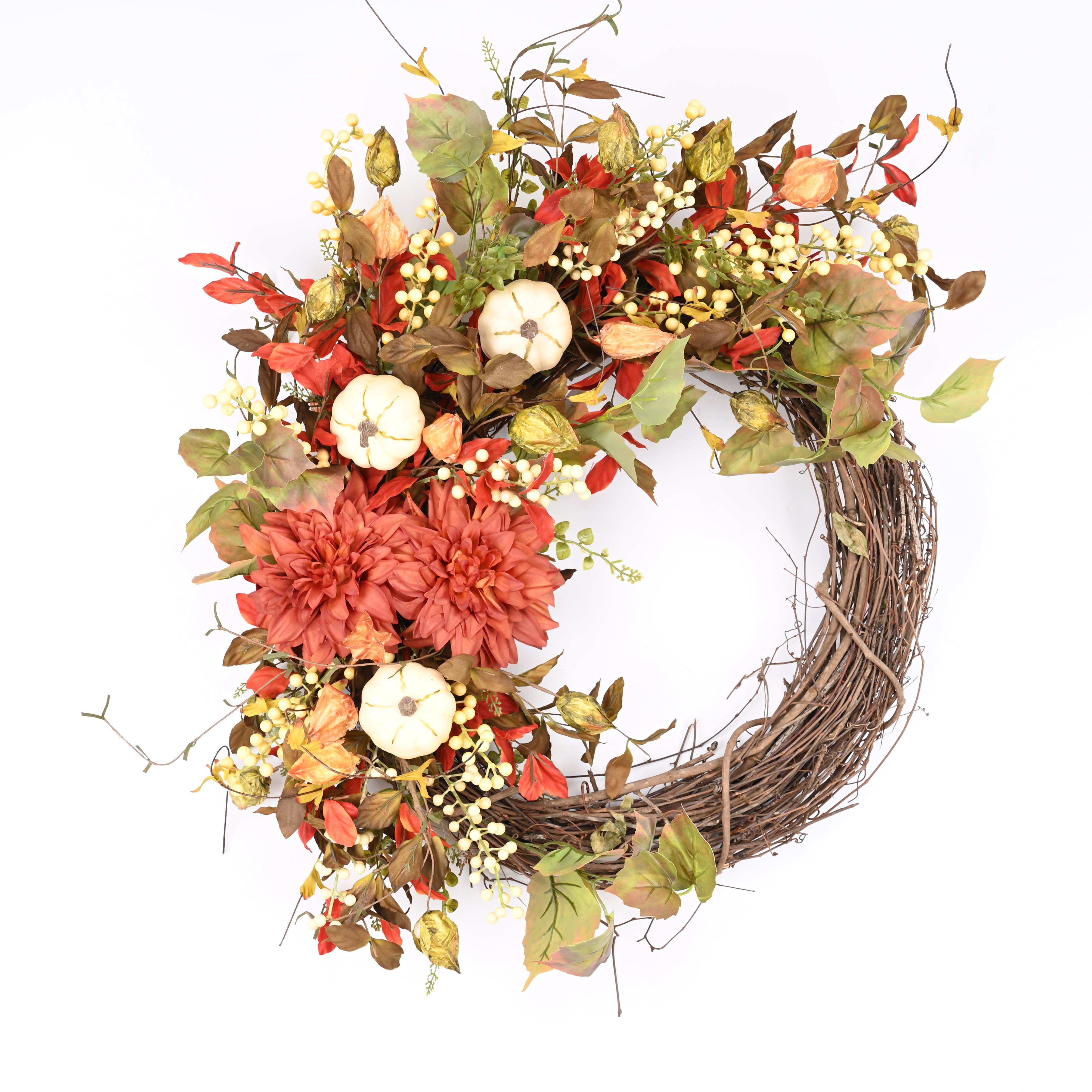 The Holiday Aisle® 26" Artificial Large Fall Thanksgiving Pumpkin ...