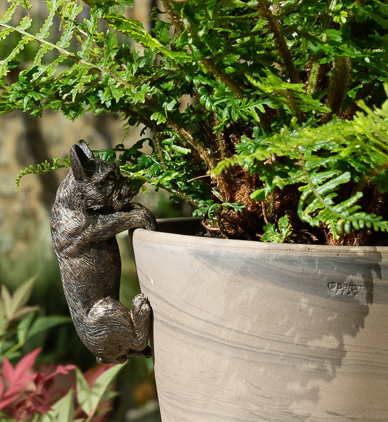 Jardinopia French Bulldog Pot Buddy Pot Hanger In Gift Box | Wayfair
