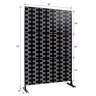 Symple Stuff Outdoor & Indoor Privacy Screen Metal Privacy Screen 76" H ...