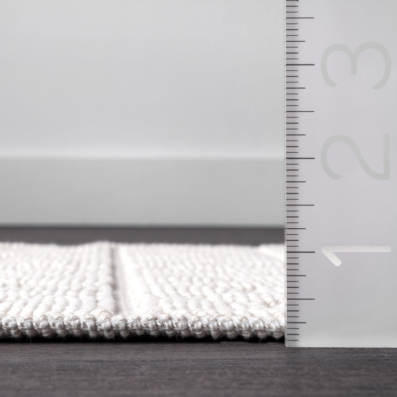 Foundry Select Easton Textured Tribal Bath Mat | Wayfair