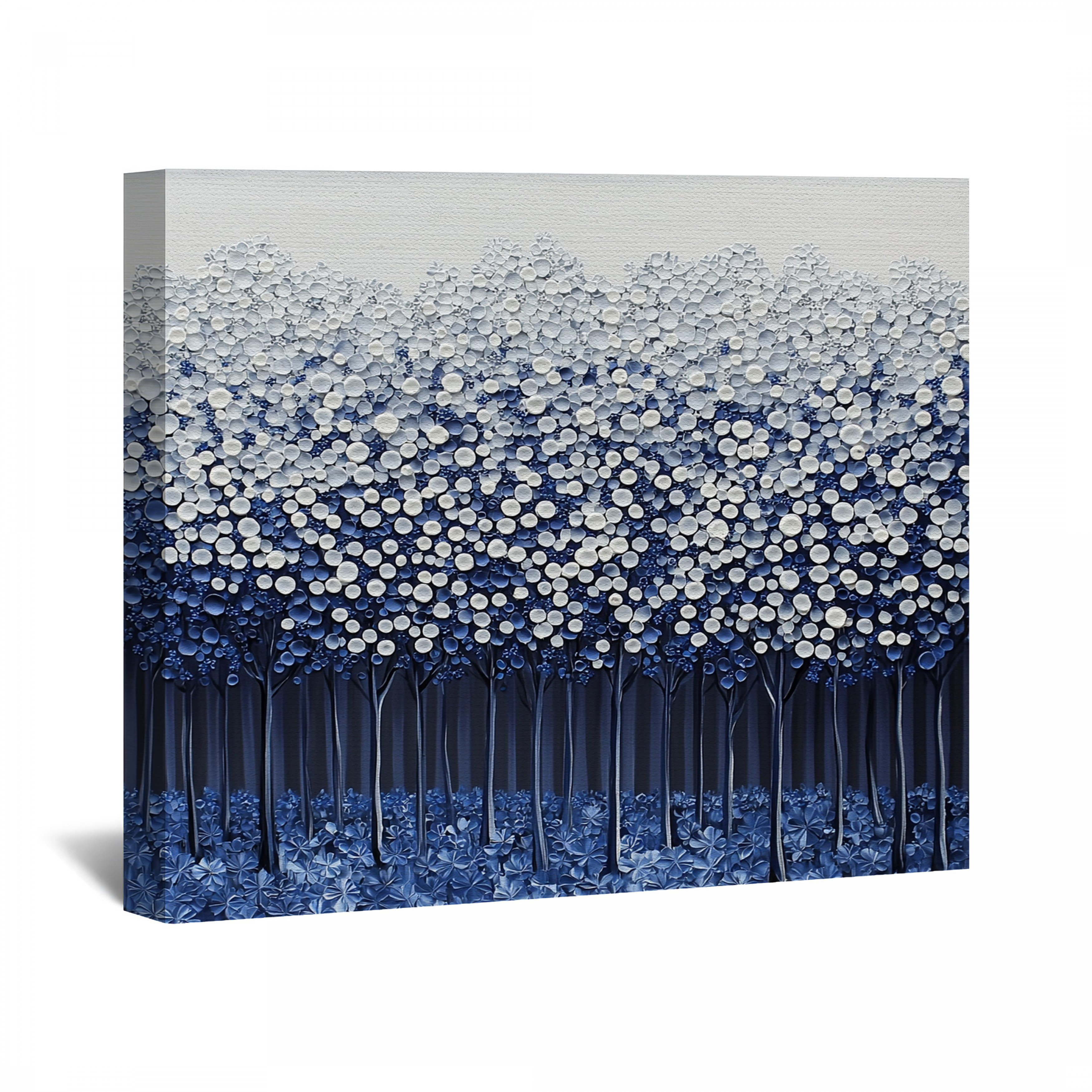 George Oliver Trees Canvas Wrap - Nature Wall Decor | Wayfair