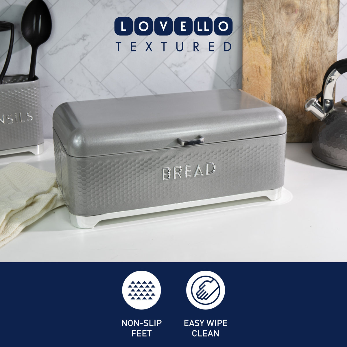 KitchenCraft Lovello Bread Bin & Reviews | Wayfair.co.uk