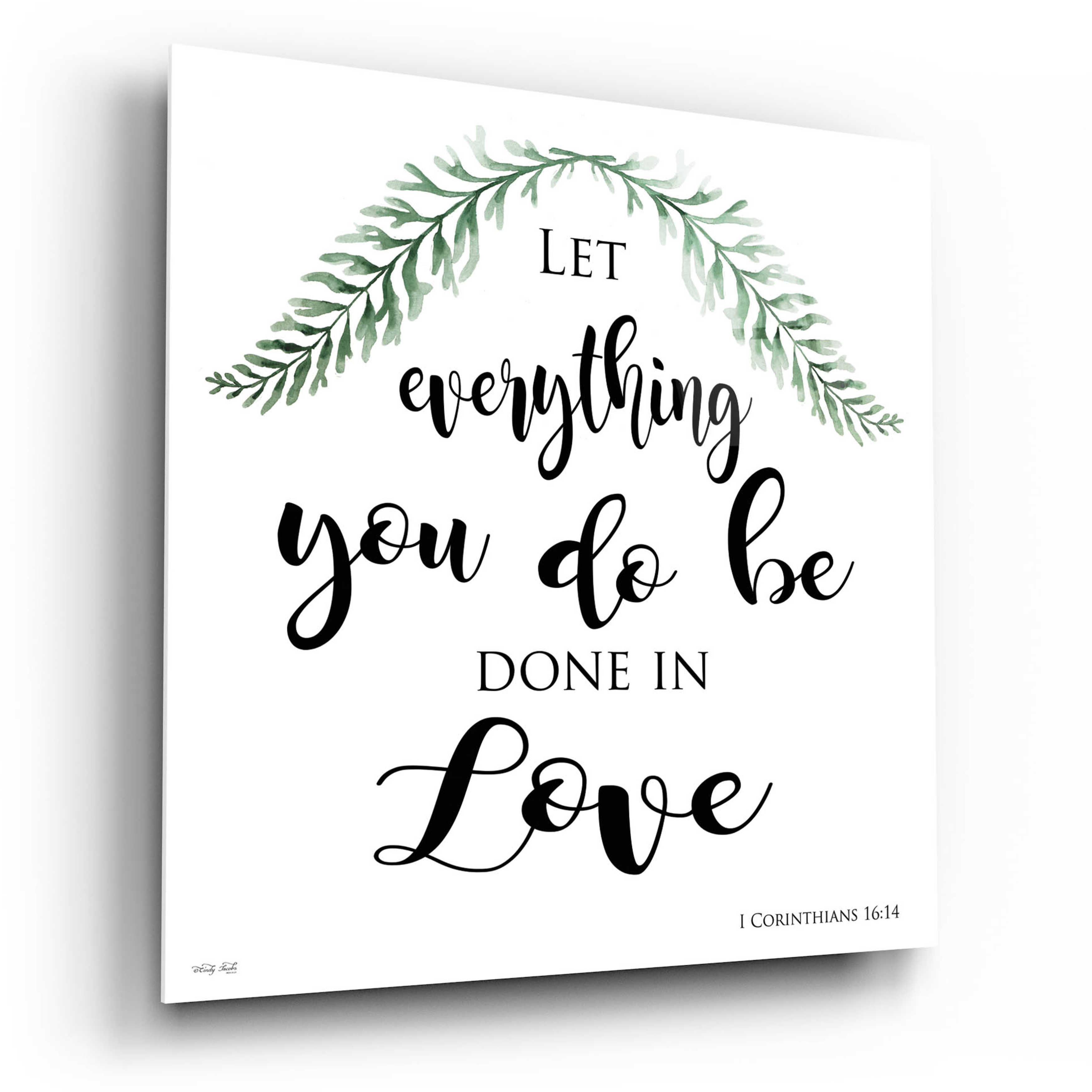 Trinx Let Everything You Do Be Done in Love by Cindy Jacobs - Unframed ...