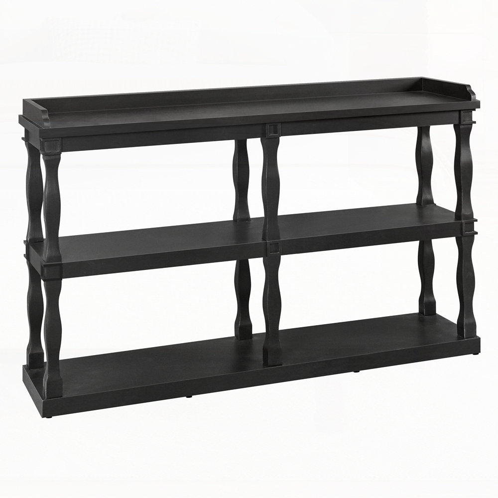 Ophelia & Co. Stylish Three-Tier Display Shelf with Roman Column Legs ...