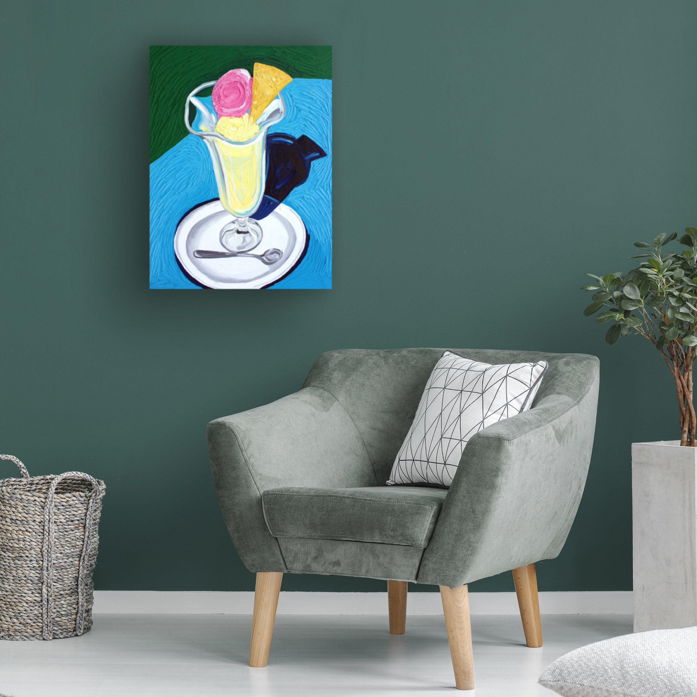 Trademark Fine Art Modern & Contemporary Raspberry And Vanilla Ice ...