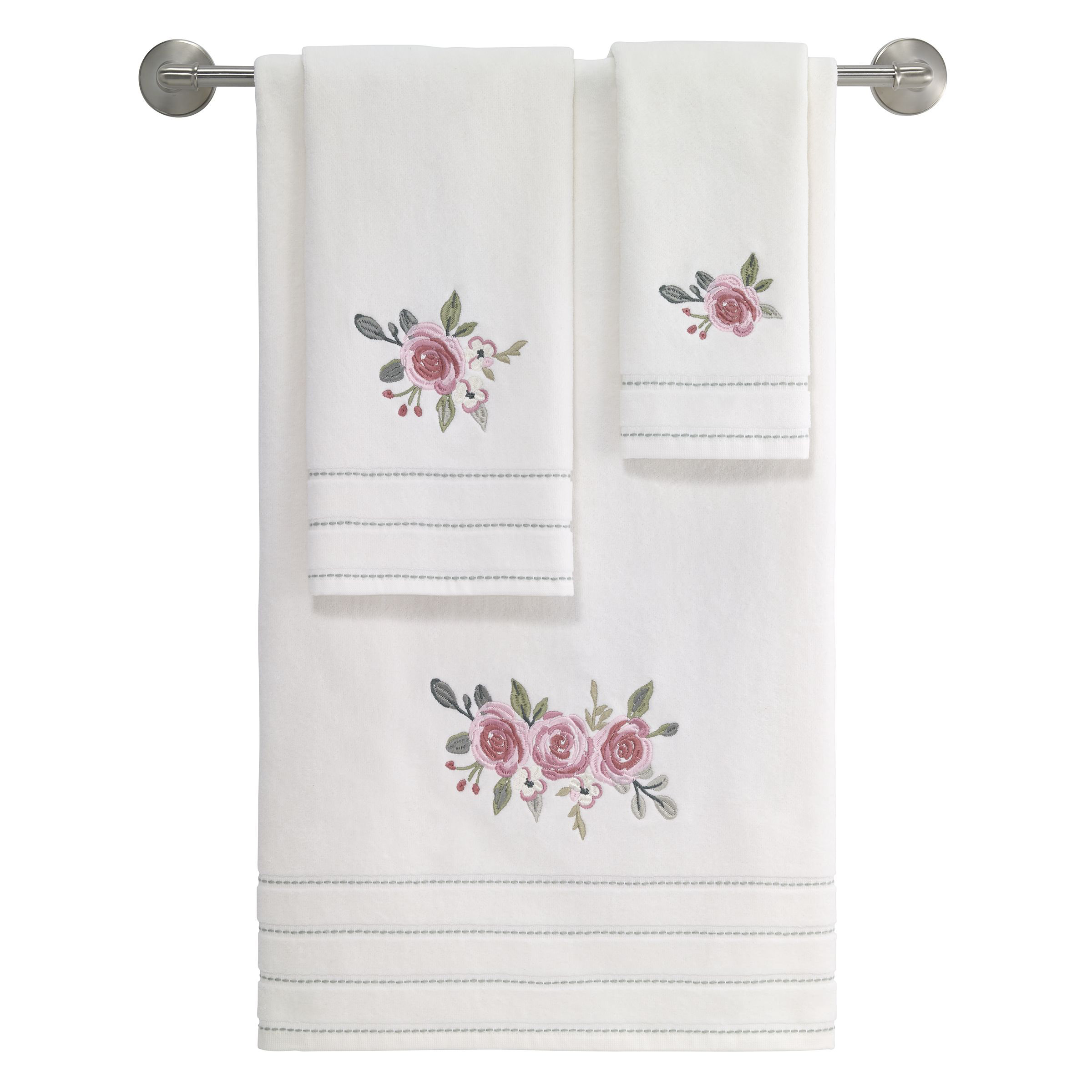 House of Hampton Mordenhill Spring Garden 100% Cotton Hand Towel ...