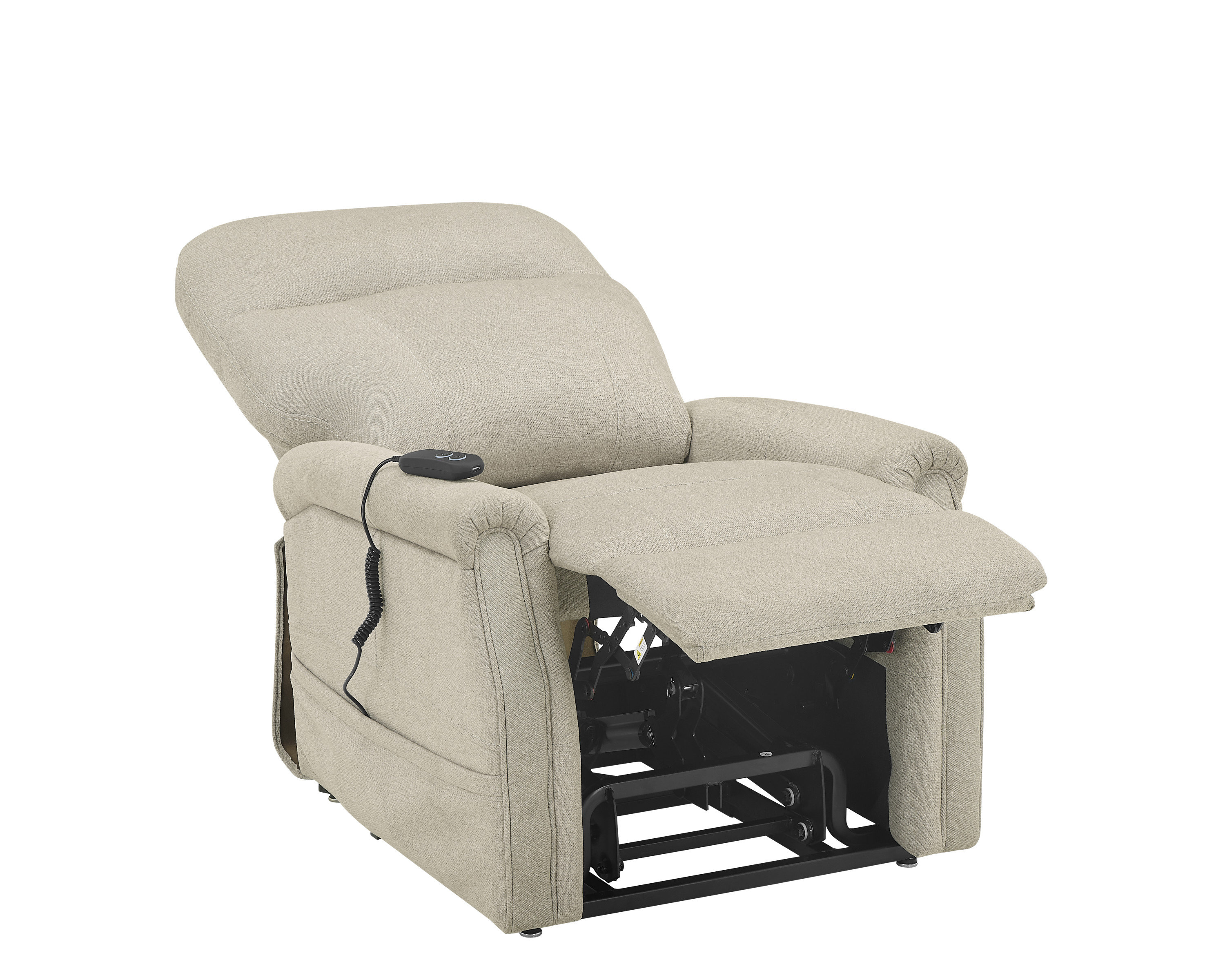 Red Barrel Studio® Mervela Upholstered Power Reclining Home Theater ...