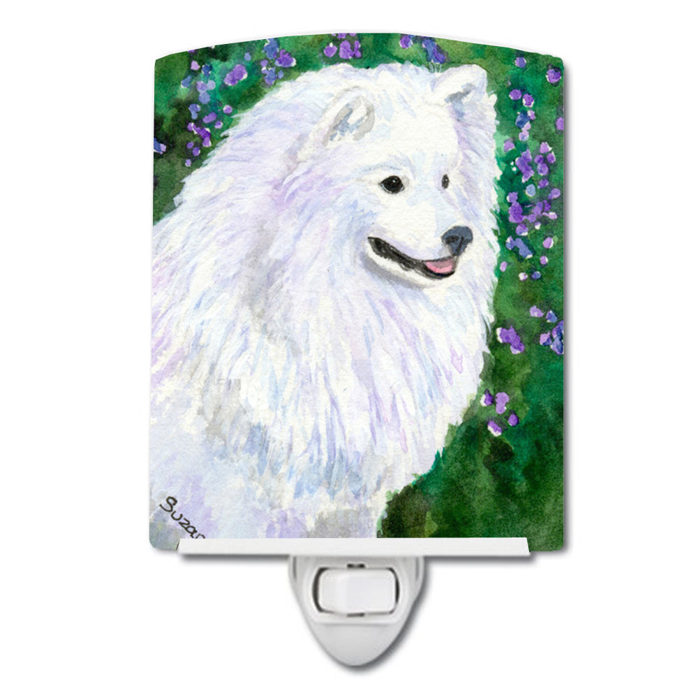 Caroline's Treasures American Eskimo Ceramic Night Light | Wayfair