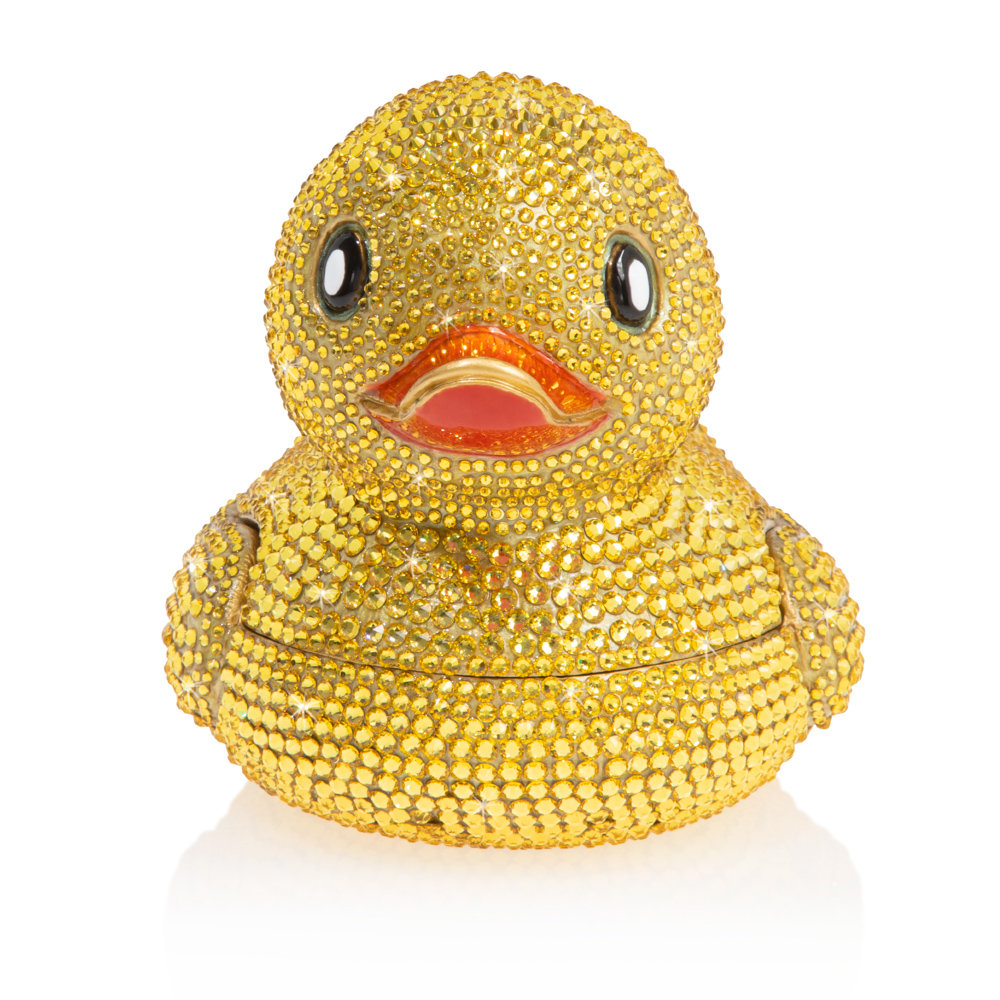 Jay Strongwater Pave Rubber Ducky Box | Wayfair