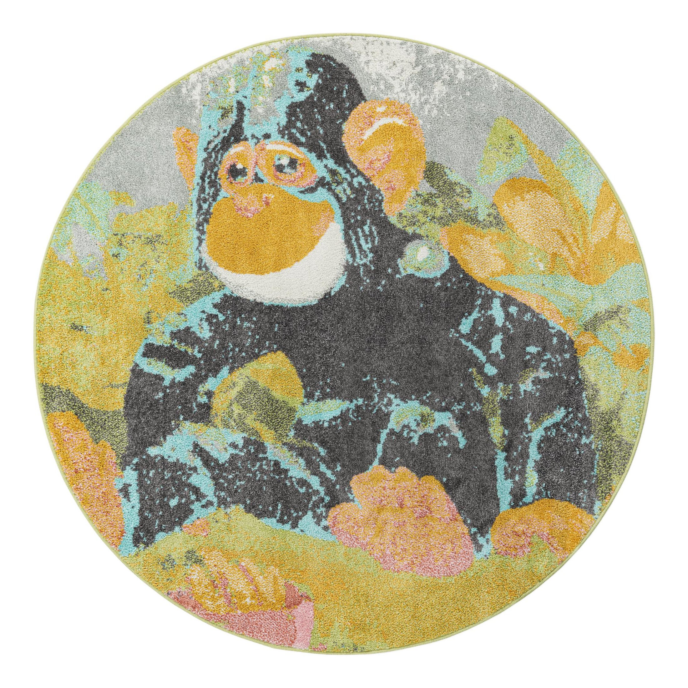 Unique Loom Gorilla Whimsy Kids Rug | Wayfair