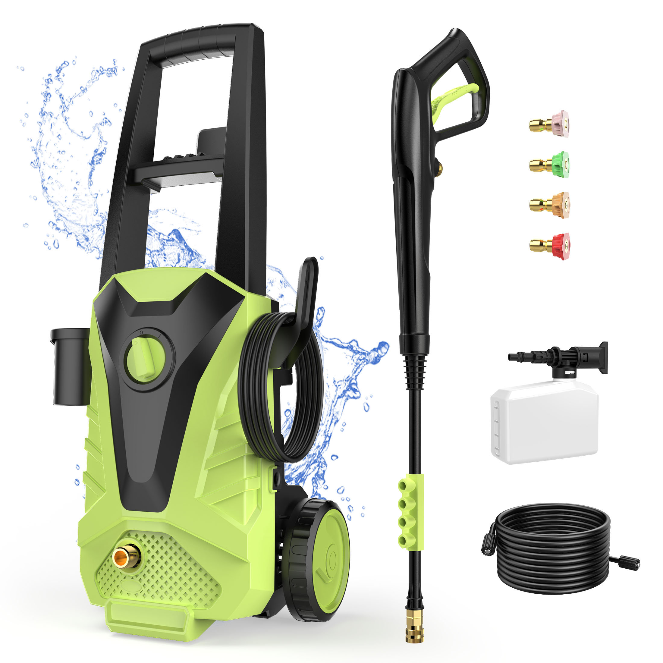 Smugdesk.com Electric Pressure Washer, Power Cleaning Machine W/Anti ...
