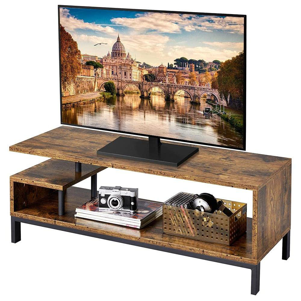 17 Stories Industrial TV Stand For Tvs Up To 50 Inch, Media Console ...