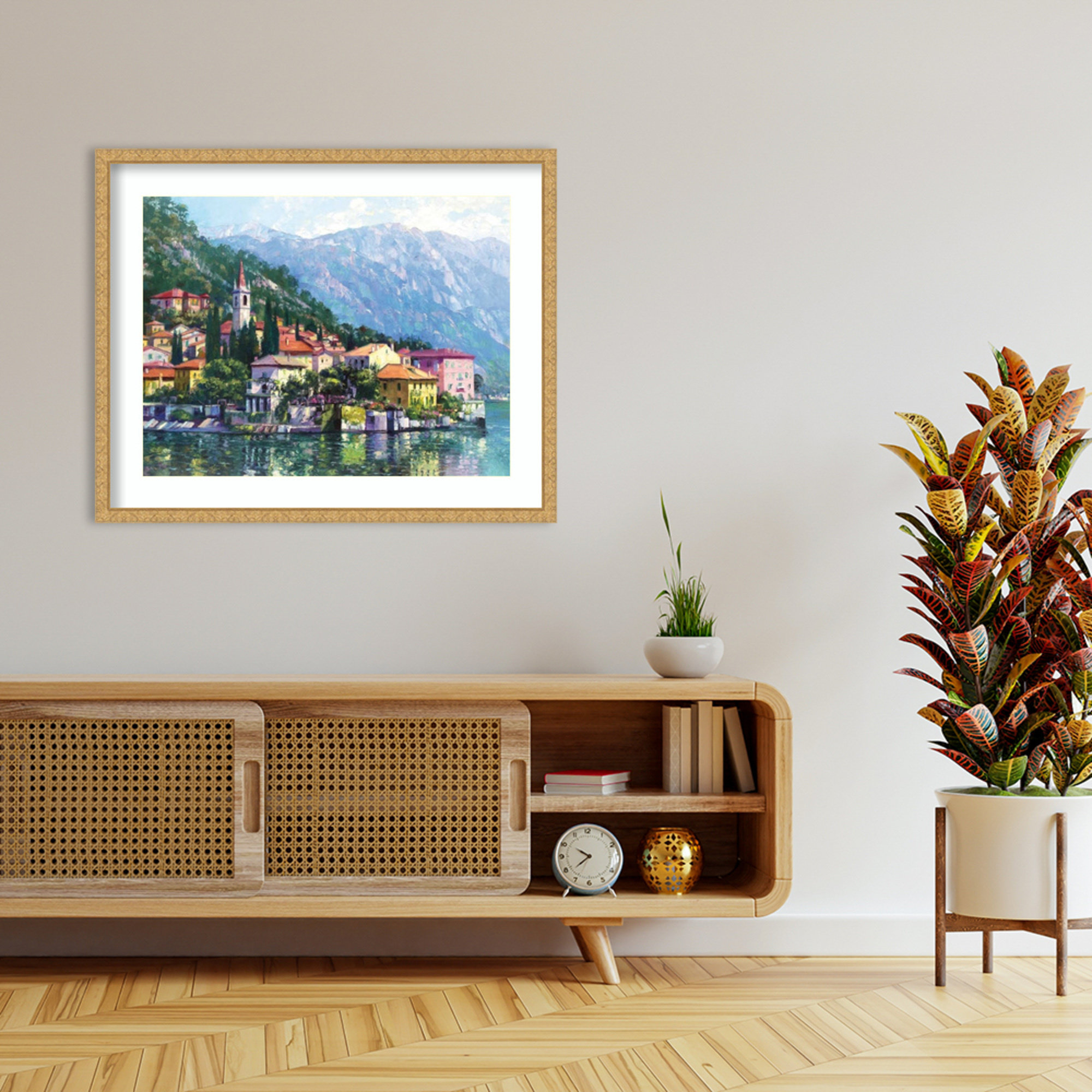 Red Barrel Studio® Reflections of Lake Como by Howard Behrens Wood ...