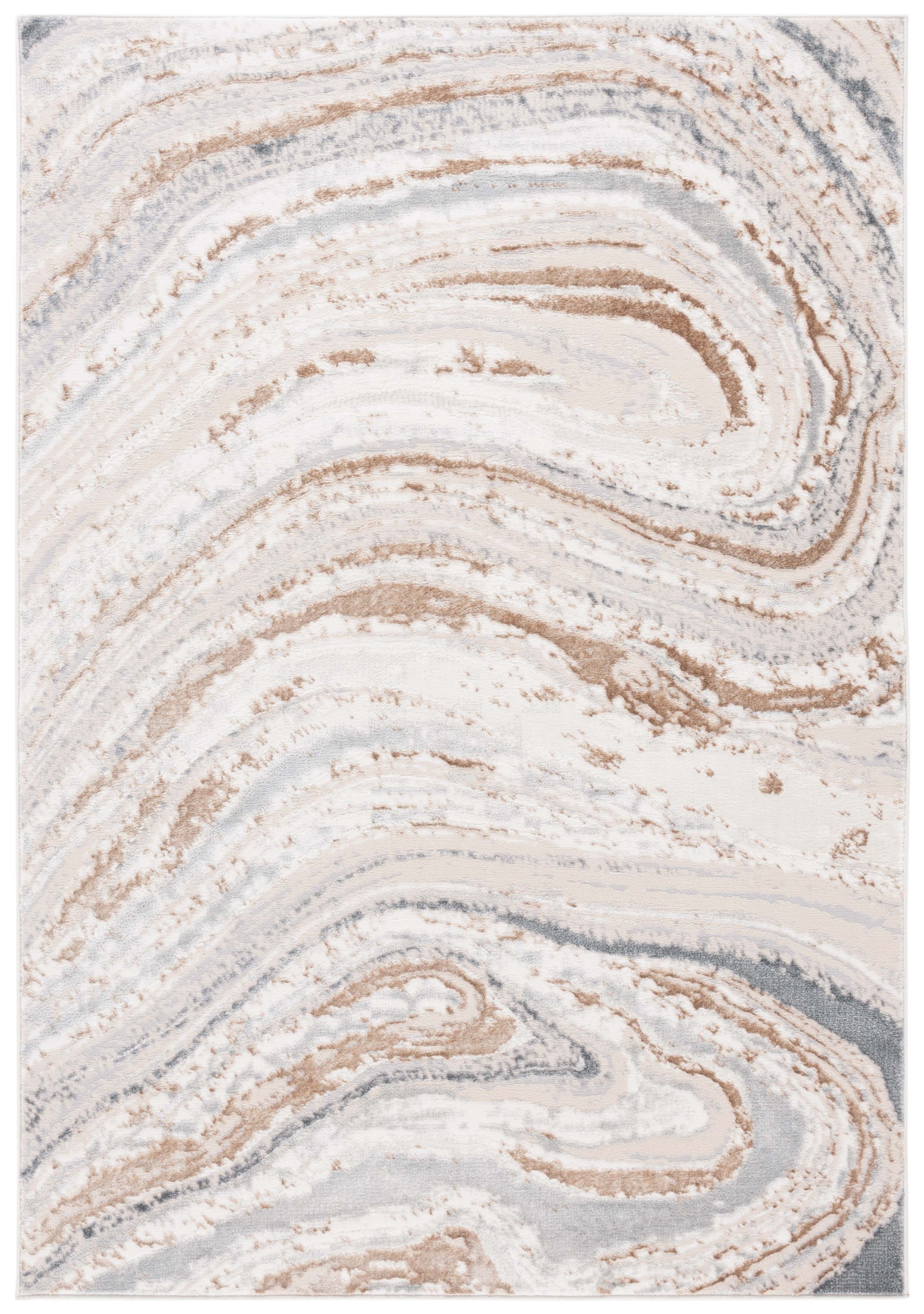 Wrought Studio™ Kayliann Performance Abstract Rug | Wayfair