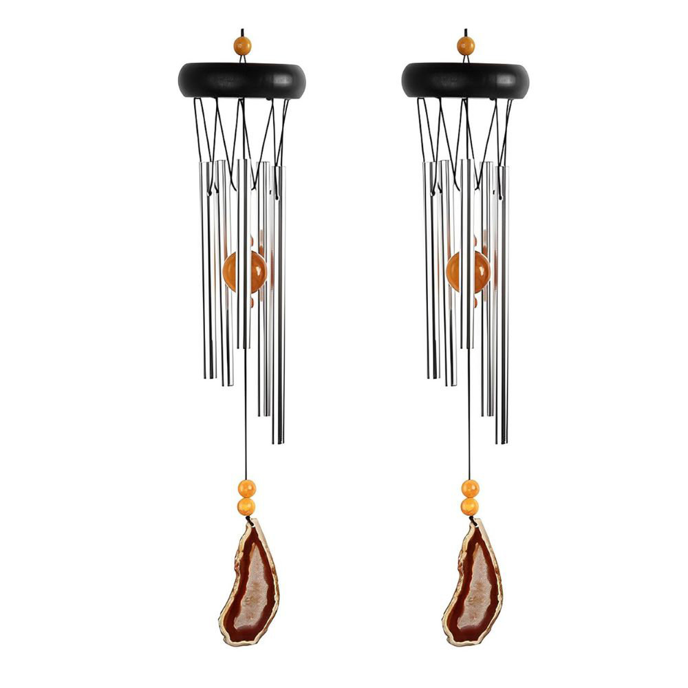 Dakota Fields 2-PC Gift Set ICE ARMOR 20" Long Wooden Top Orange Geode ...